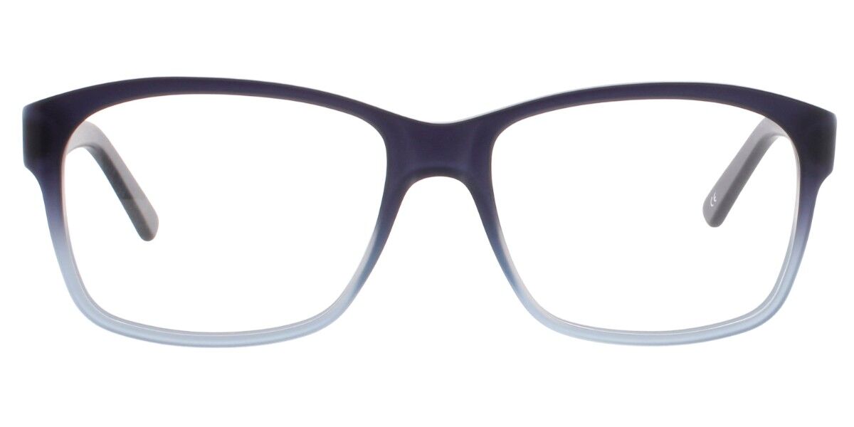 ANDY WOLF 4505 E Rectangle Opaque Faded Dark Blue Eyeglasses ...