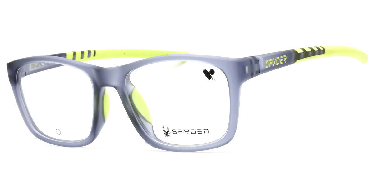 Spyder SP4036 400 Rectangle Opaque Blue Grey Eyeglasses ...