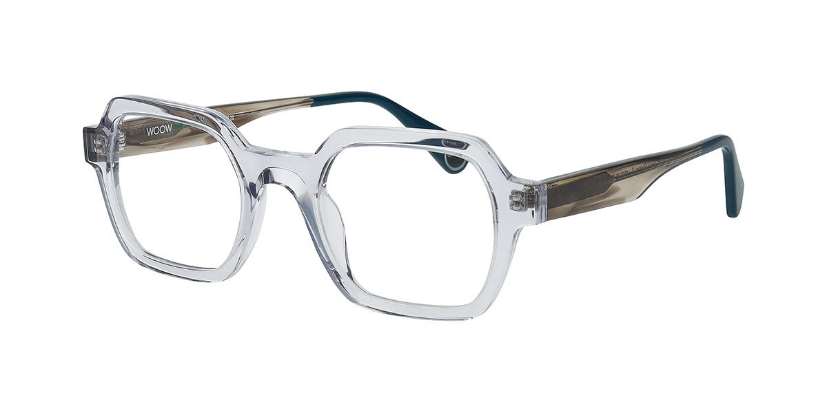 WOOW GAME OVER 1 3303 Square Transparent Grey Eyeglasses | Vision ...