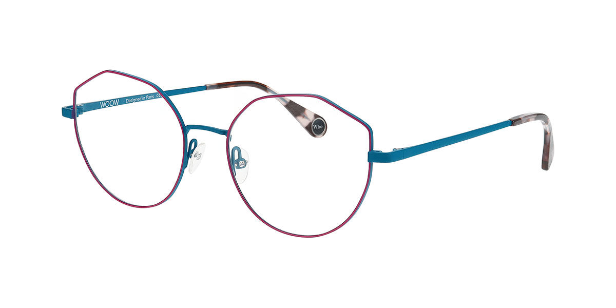 WOOW GUESS WHO 1 9388 Ovale Red/Violet/Blue lunettes | EasyLunettes France