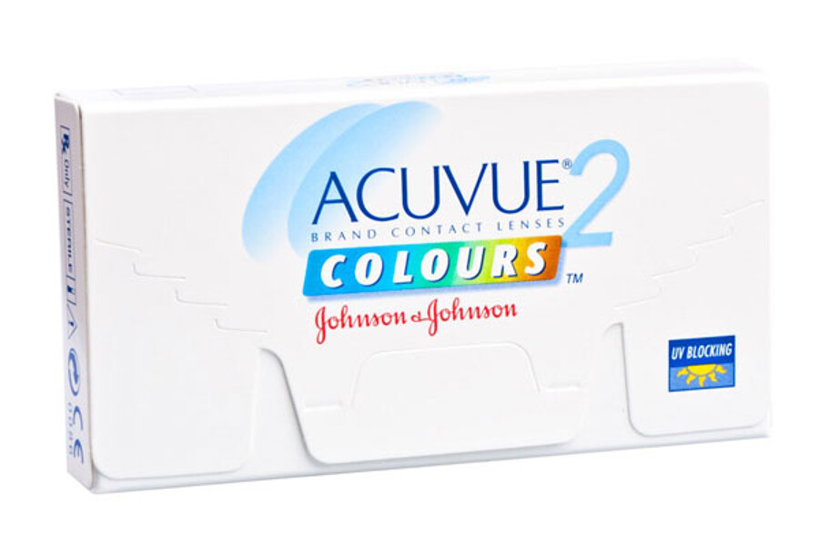 Acuvue 2 Enhancers 6 Lenses 1 2 Weeks Disposable Contacts ...