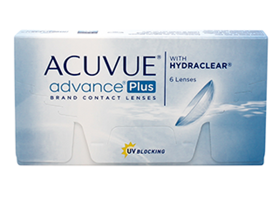 Acuvue Advance Plus 6 Pack 1 2 Weeks Disposable Contacts ...