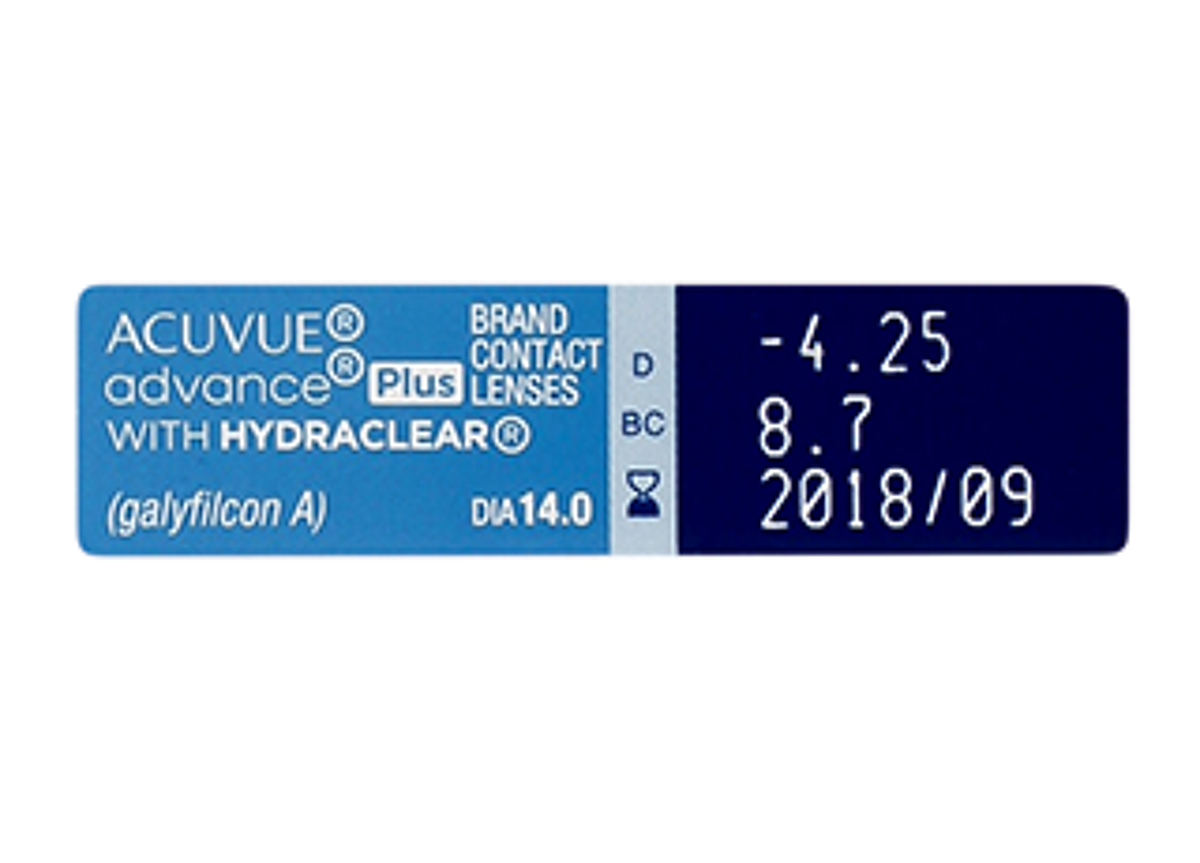 Acuvue Advance Plus 6 Pack 1 2 Weeks Disposable Contacts ...