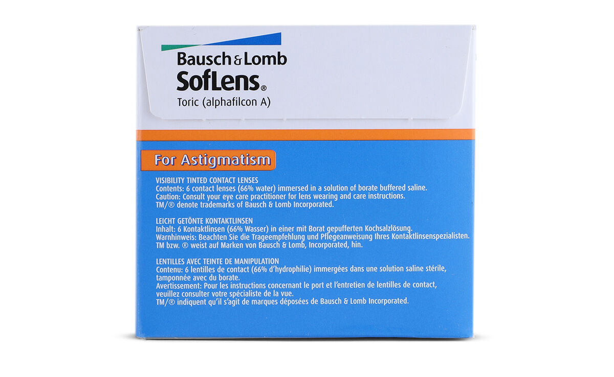 SofLens 66 Toric 6 Pack 1 2 Weeks Disposable Contacts | SmartBuyGlasses USA