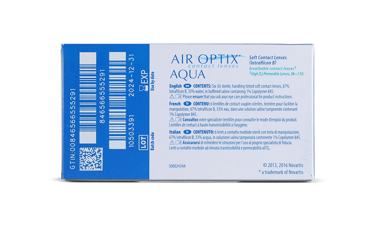 Air Optix Aqua 6 Pack Daily Disposable Contact Lenses | VisionDirect ...