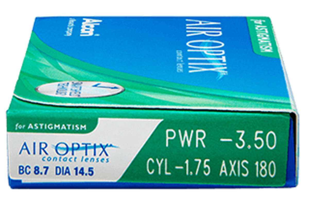 AIR OPTIX Plus HydraGlyde for Astigmatism 6 pack Monthly Disposable ...