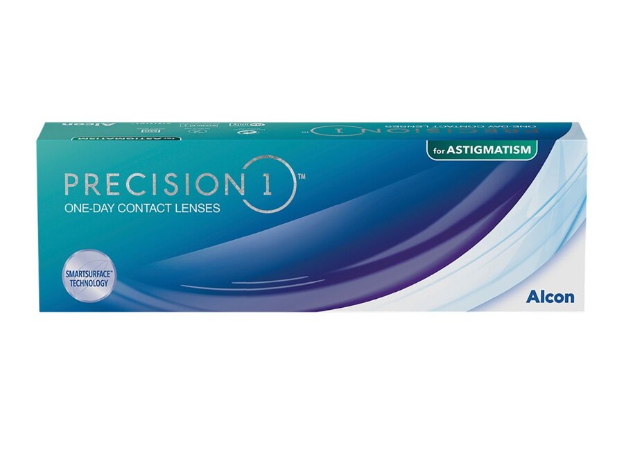 Precision 1 for Astigmatism 30 Pack Daily Disposable Contacts ...