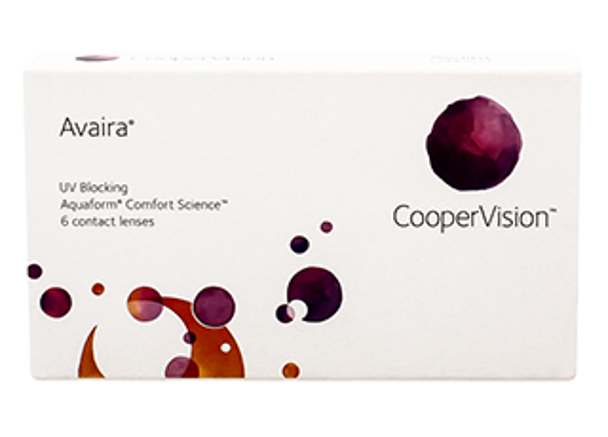 Avaira 6 Pack Monthly Disposable Contact Lenses | VisionDirect Australia