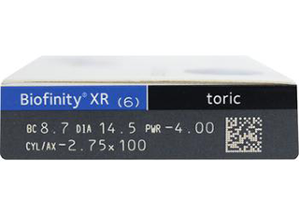 Biofinity XR Toric 6 Pack Monthly Disposable Contact Lenses ...