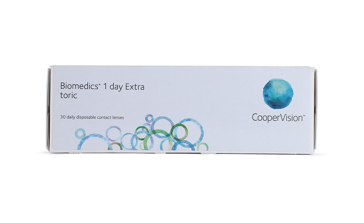 Biomedics 1 Day Extra Toric 30 Pack Daily Disposable Contacts ...