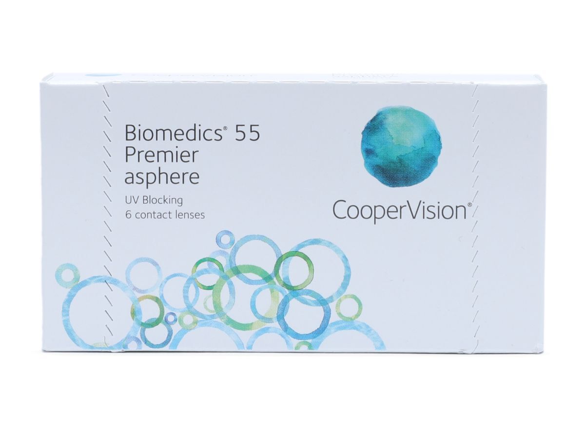Biomedics 55 Premier 6 Pack 1 2 Weeks Disposable Contact Lenses ...