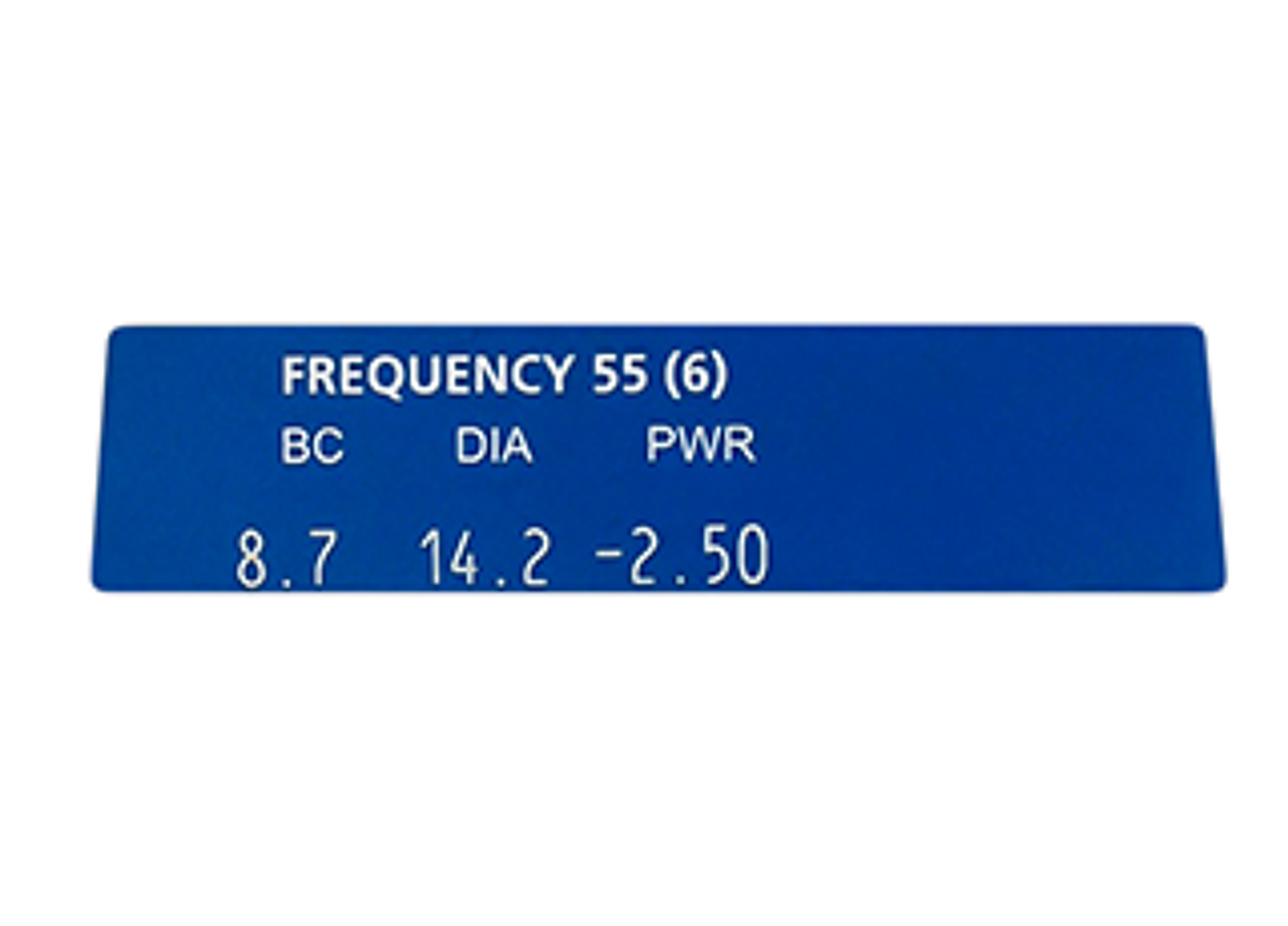 Frequency 55 6 Pack Monthly Disposable Contact Lenses | SmartBuyGlasses ...