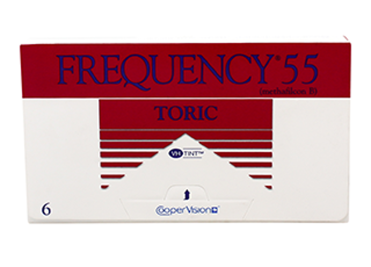 Frequency 55 Toric 6 Pack Monthly Disposable Contact Lenses ...