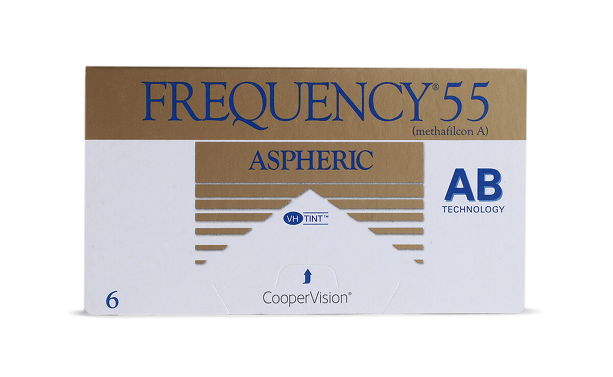 Frequency 55 Aspheric 6 Pack Monthly Disposable Contact Lenses ...