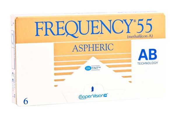 Frequency 55 Aspheric Monthly Disposable Contact Lenses | VisionDirect ...