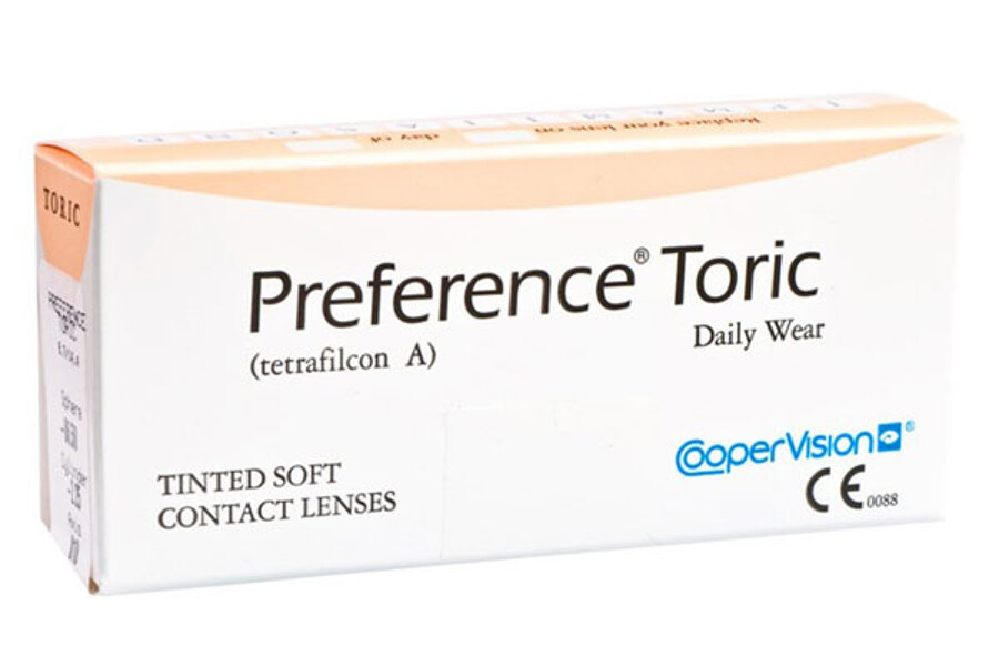Preference Toric DW/FW 4 Pack 1 2 Weeks Disposable Contact Lenses ...