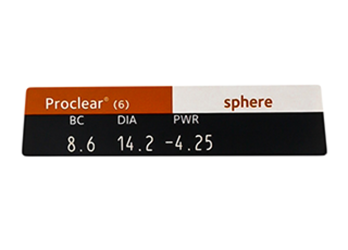 Proclear 6 Pack Monthly Disposable Contact Lenses Visiondirect Australia