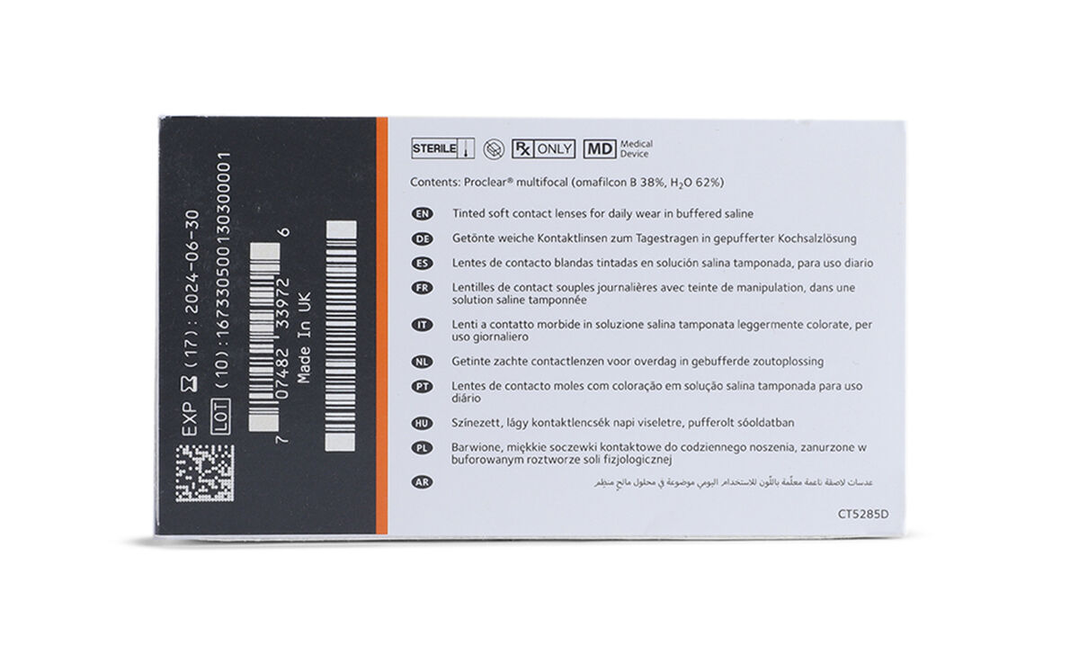 Proclear Multifocal 6 Pack Monthly Disposable Contacts