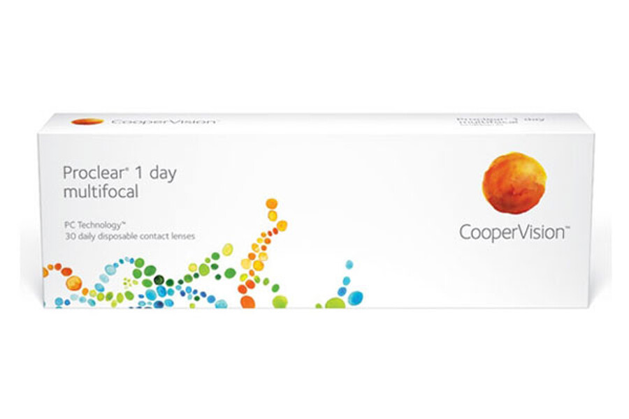 Proclear 1 Day Multifocal 30 Pack Daily Disposable Contact Lenses ...