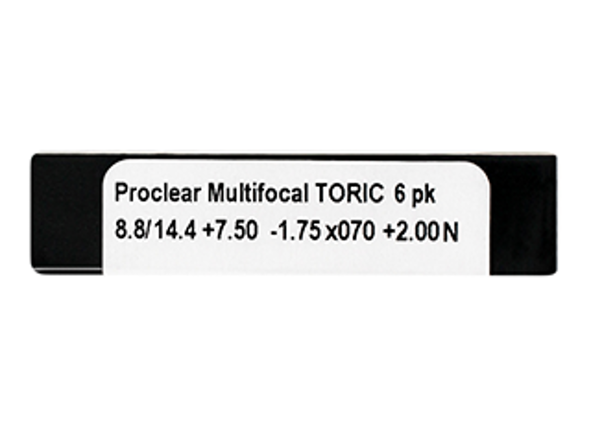 Proclear Multifocal Toric 6 Pack Monthly Disposable Contact Lenses