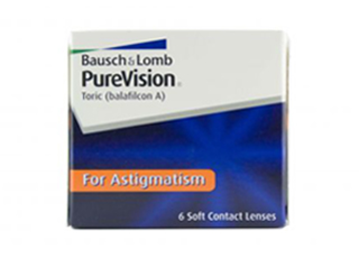 Purevision Toric 6 Pack Monthly Disposable Contact Lenses