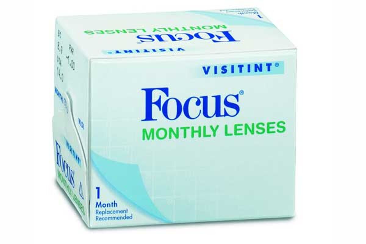 Focus Visitint 6 Lenses Monthly Disposable Contact Lenses ...