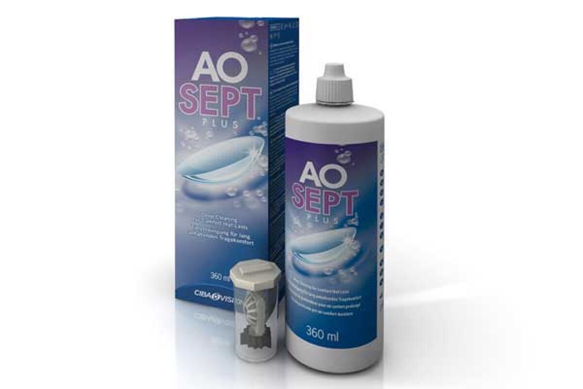Aosept Plus 360ml Eye Care Solution Contact Lenses | VisionDirect Australia