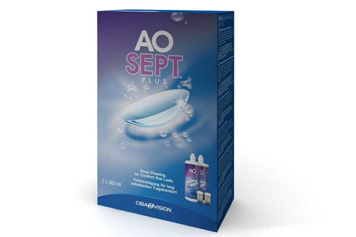 Aosept Plus 2 x 360ml Eye Care Solution Contact Lenses | VisionDirect Australia