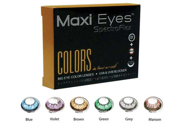 Maxi Eyes Colors Series 2 Tone 2 Pack Monthly Disposable Contact Lenses ...