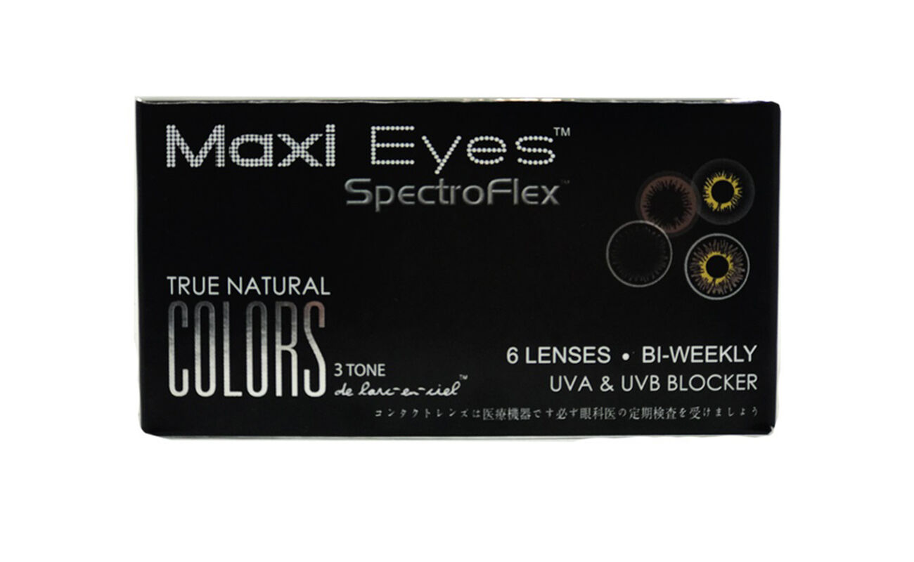 Maxi Eyes True Natural Colors 3 Tone Bi-Weekly 6 Pack 1 2 Weeks ...