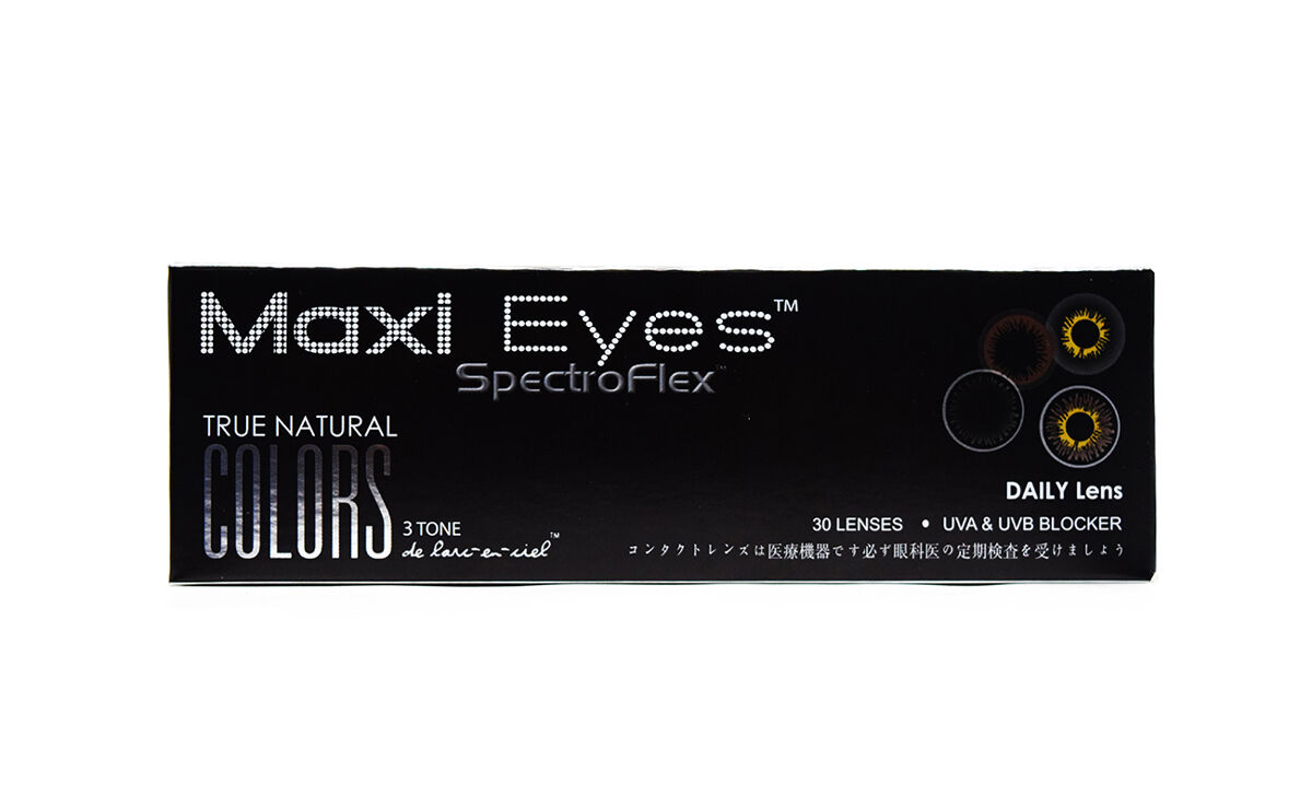 Maxi Eyes True Natural Colors 3 Tone Daily 30 Pack Daily Disposable ...