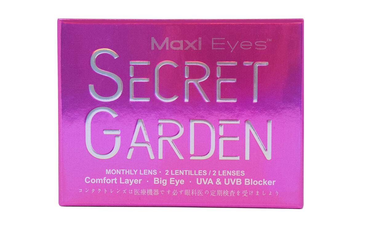 Maxi Eyes Secret Garden 2 Pack Monthly Disposable Contact Lenses ...