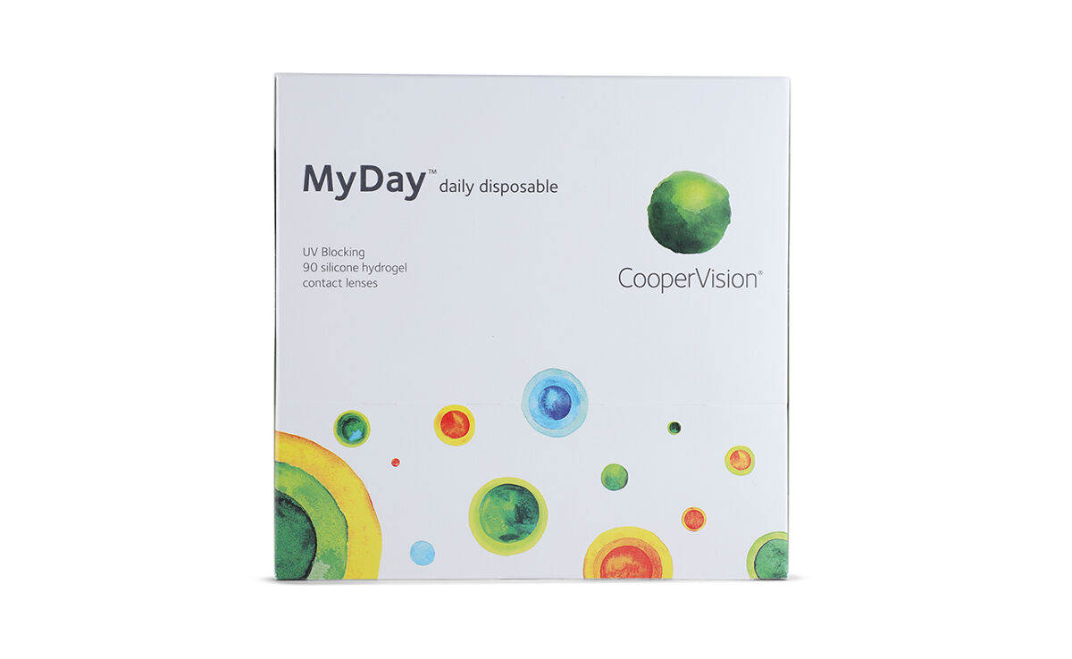 MyDay Daily Disposable 90 Pack Daily Disposable Contacts ...