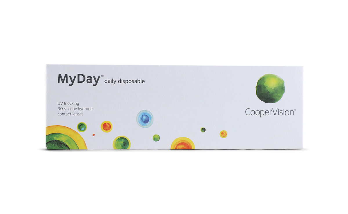 MyDay Daily Disposable 30 Pack Daily Disposable Contact Lenses ...