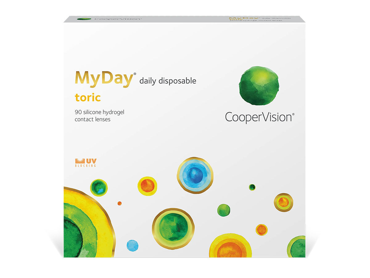 MyDay Toric 90 Pack Daily Disposable Contact Lenses | VisionDirect ...