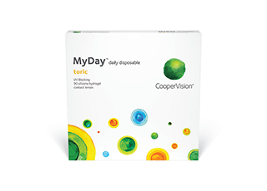 MyDay Daily Toric 90 Pack Daily Disposable Contact Lenses ...