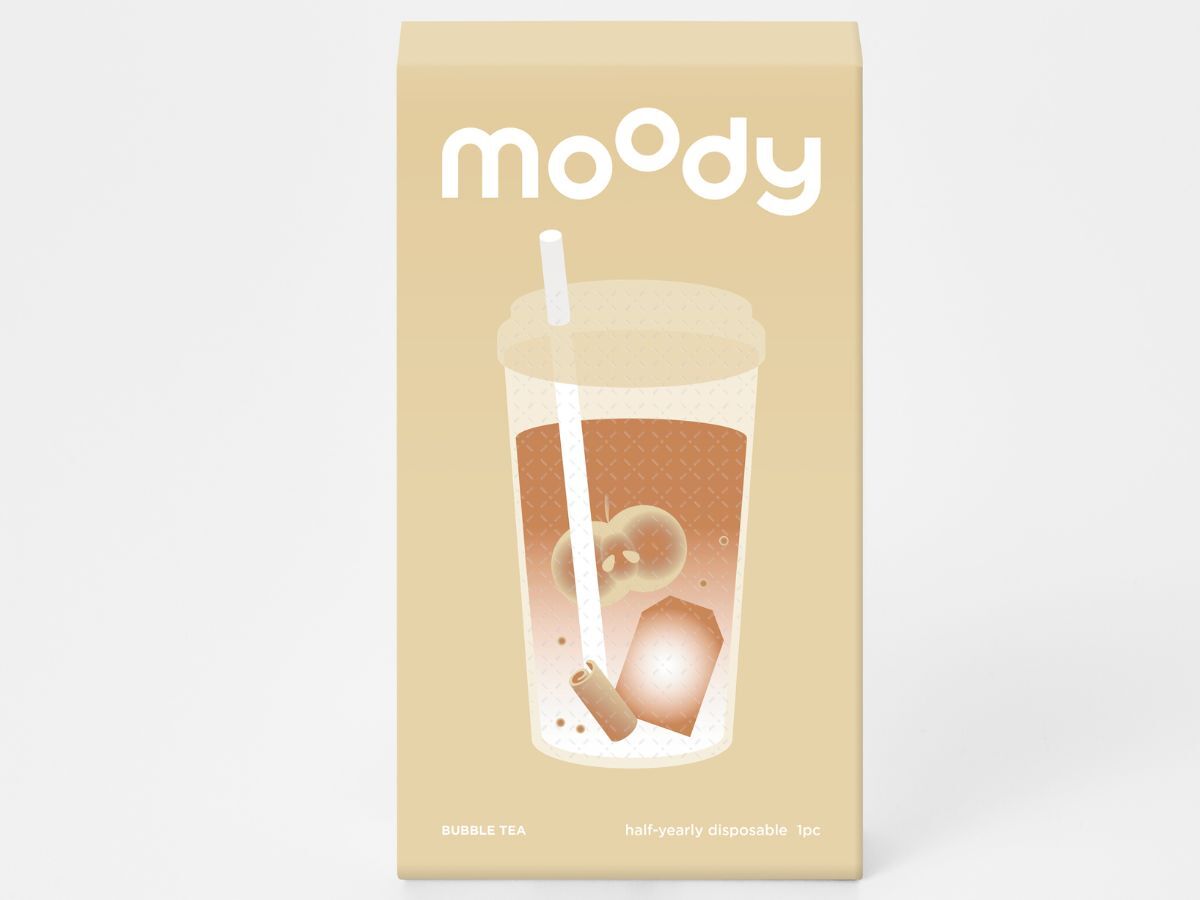 moody Bubble Tea Apple Cinnamon Tea 1 Pack Six Monthly Disposable contacts | VisionDirect AU