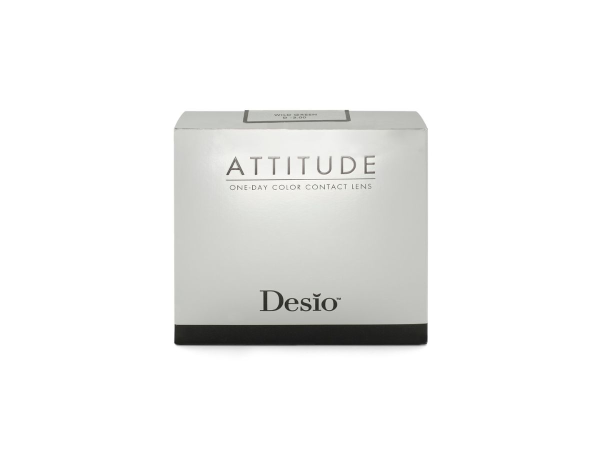 Desio Attitude Collection 2 Tones One Day Wild Green Daily Disposable ...